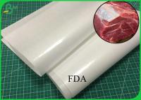 China 40GSM PE Coated White Kraft Paper Roll To Wrapping Meat Or Nut for sale