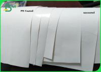 China 70gsm +10g PE Coated White Woodfree Offset Paper For Packaging for sale