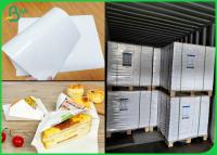 China 100gsm White Color Kraft Paper Roll PE Coated With Greaseproof for sale