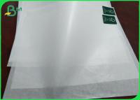 China FDA 50 - 60gsm White Machine Glazed Kraft Paper For Block Bottom Fast Food for sale