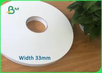 China 33mm * 5000m 25g 28g Eco - Friendly Food Garde Straw Wrapping Paper Roll for sale