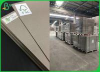 China 2.0MM 2.5MM Thickness Grey Cardboard Sheets For Box Raw Material for sale