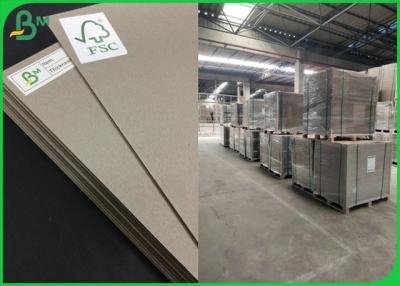 China 2.0MM 2.5MM Thickness Grey Cardboard Sheets For Box Raw Material for sale
