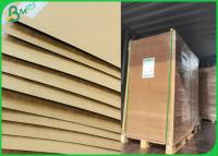 China 300g 350g 400g Virgin Brown Kraft Board With 787mm 889mm 1092mm for sale