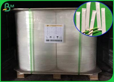 China Foodgrade 28mm 29mm Straw Wrapping Paper Roll For Toothpick Or Paper Straw for sale