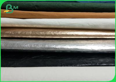 China White Black Kraft Paper Fabric For Bags Washable Tear Resistance for sale