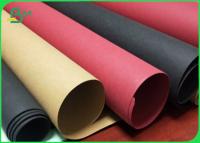 China Waterproof Washable Kraft Paper Fabric 0.55mm / 0.7mm Thickness For Bags for sale