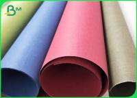 China 0.55mm Washable Kraft Paper Fabric For Making Bag Tear Resistant for sale