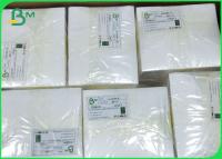 China Whiteness Waterproof Fabric Paper In Sheet Making Clothing Labels for sale