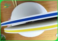 China 60g Kraft Paper 15mm Width Virgin Wood Pulp One Side Glossy For Straw for sale
