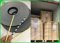 China Full Degradable 60gsm Solid Black Straw Paper For Making Cocktail Straws for sale