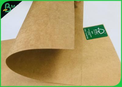 China FDA Certified Brown Kraft Paper Board 250gsm 300gsm Food Container Paper Roll for sale