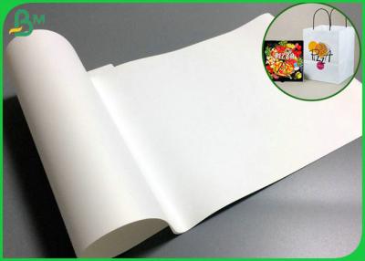 China 90Gr Bio - Compostable Pure Bleached Kraft Paper Jumbo Reels For Paper Bags for sale