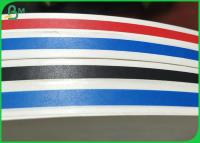 China FSC Approved 14mm 120gsm Food Grade Straw Paper Roll With Different Color for sale
