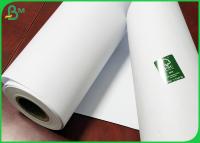 China 80GSM Eco - Friendly 2 Inch Core Roll Plotter Maker Paper For Inkjet Printing for sale