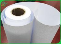 China 80GSM Eco - Friendly 2 Inch Core Roll Plotter Maker Paper For Inkjet Printing for sale