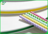 China Food Grade 15mm * 60gsm Waterproof Straw Paper Roll With Different Color for sale