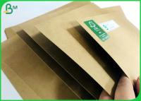 China Foldable 300G Unbleached Kraft Liner Board Food Contact Brown Paper Sheet for sale
