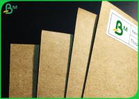 China Custom 300gsm Virgin Pulp Natural Brown Kraft Paperboard For Packing Food for sale