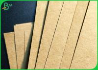 China Custom 300gsm Virgin Pulp Natural Brown Kraft Paperboard For Packing Food for sale
