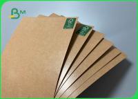 China Virgin Pulp 250g + 15g PE Coated Brown Cupstock Paper For Making Paper Cup for sale
