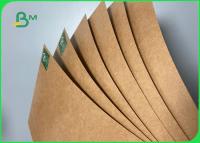 China Virgin Pulp 250g + 15g PE Coated Brown Cupstock Paper For Making Paper Cup for sale
