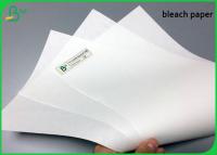 China Fully Bio Compostable 70gsm Bleach Paper Roll For Takeaway Packaging Bags for sale