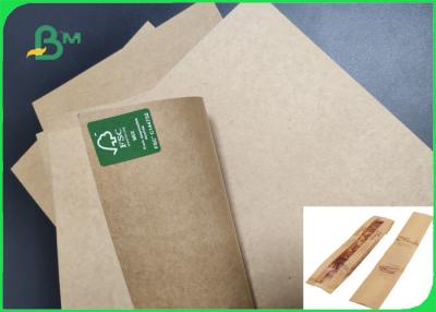 China Oilproof 30gsm 40gsm Food Kraft Paper For French Baguette High Strength for sale