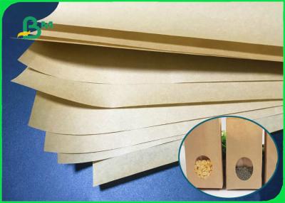 China 30gr To 45gr 640 * 900mm Food Grade Brown Craft Paper For Packing Beans for sale