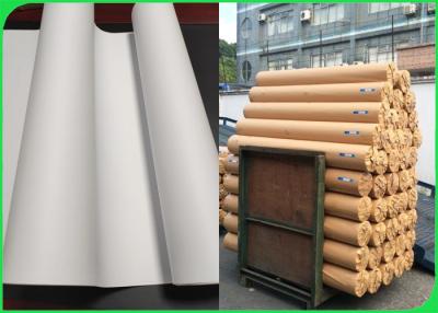 China 45g 50g CAD Plotter Paper Pattern Drawing Uncoated Paper Roll for sale