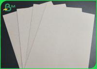 China 100% Post - Consumer Wastepaper Grey Sturdy Board 0.5mm 1.0mm 2.0mm Thickness for sale