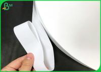 China 31mm 53mm Width 24grs 28gsm White Kraft Wrapping Paper For Straw Packing for sale