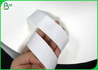 China 31mm 53mm Width 24grs 28gsm White Kraft Wrapping Paper For Straw Packing for sale