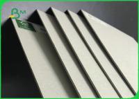 China Hard Stiffness 0.9mm 1.2mm 1.4mm Grey Chipboard In Sheet For Box Packaging for sale