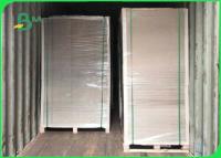 China Hard Stiffness 0.9mm 1.2mm 1.4mm Grey Chipboard In Sheet For Box Packaging for sale