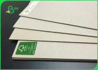 China Hard Stiffness 0.9mm 1.2mm 1.4mm Grey Chipboard In Sheet For Box Packaging for sale