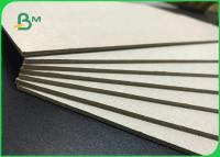 China Hard Stiffness 0.9mm 1.2mm 1.4mm Grey Chipboard In Sheet For Box Packaging for sale