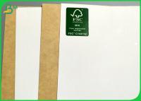 China 300g 325g White Face Kraft Liner Board For Food Grade Package for sale