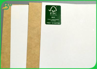 China 300g 325g White Face Kraft Liner Board For Food Grade Package for sale