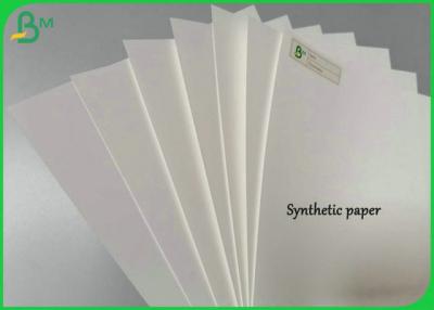 China Resistance Tearing 150um 180um White Color Synthetic Paper For Making Book Cover for sale