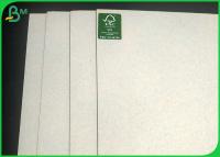 China Folding Resistance Grey Board Backing Board 1.3mm Thickness For Book Cover for sale