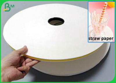 China 60Gr 120Gr Recyclable Roll Slitted Paper For Making Food Grade Paper Straws for sale