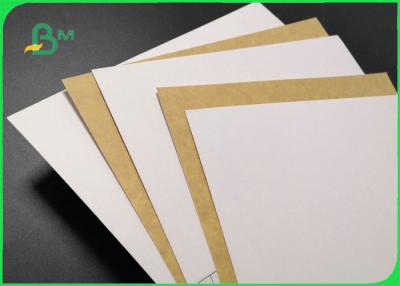 China 325g 365g White Coated Kraft Back Board For Take Away Boxes Food Safe for sale