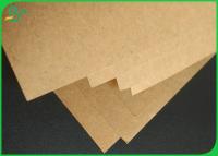 China Direct Food Contact 300gsm Natural Brown Kraft Paper Board With FDA Approved for sale