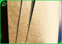 China Direct Food Contact 300gsm Natural Brown Kraft Paper Board With FDA Approved for sale