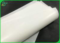 China Single Side Gloss Mg Paper 30G To 60G White Bleached Kraft Paper Reel 90cm for sale