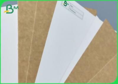 China 240GSM 250GSM 300GSM White Craft Paper Rolls & Sheets Brown Back For Bags for sale