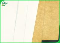 China FSC Approved One Side White One Side Brown Kraft Paper For Snack Boxes Making for sale