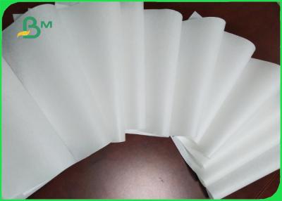 China 35gsm MG White Kraft Paper Roll High Stength Food Wrapping Paper for sale