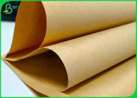 China Good Stiffness Virgin Wood Pulp 40gsm Brown Kraft Paper For Making Paper Bags for sale